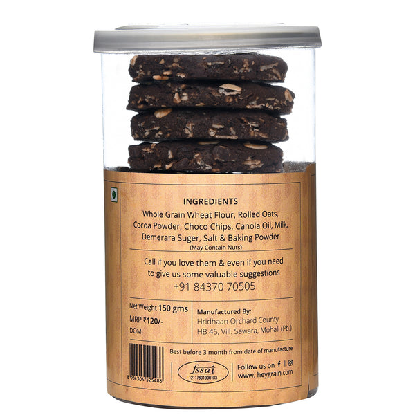 Chocolate and Oats Cookies – Hey Grain